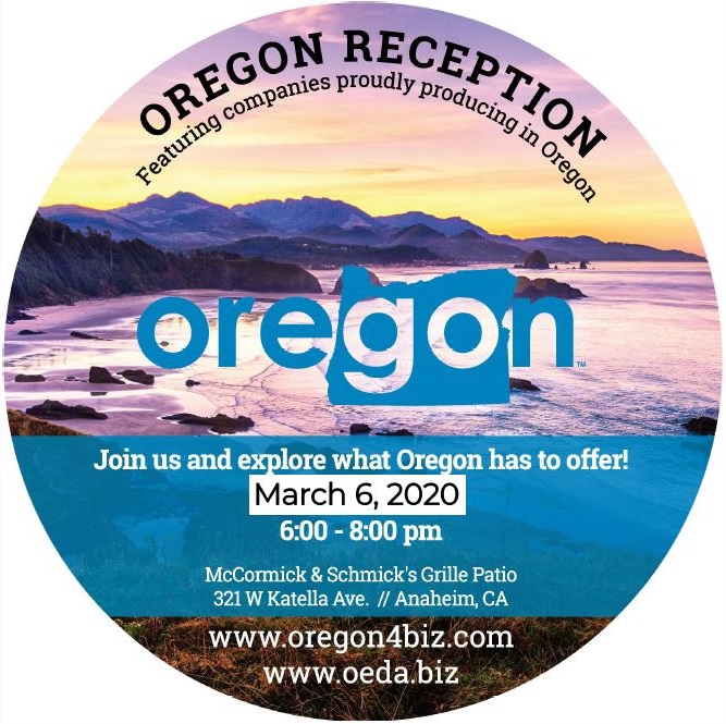 Oregon Reception @ Natural Products Expo West (Invitation Only) - OEDA