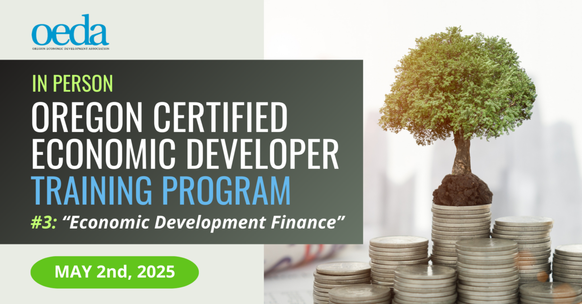 OCED Training: "Economic Development Finance" - OEDA